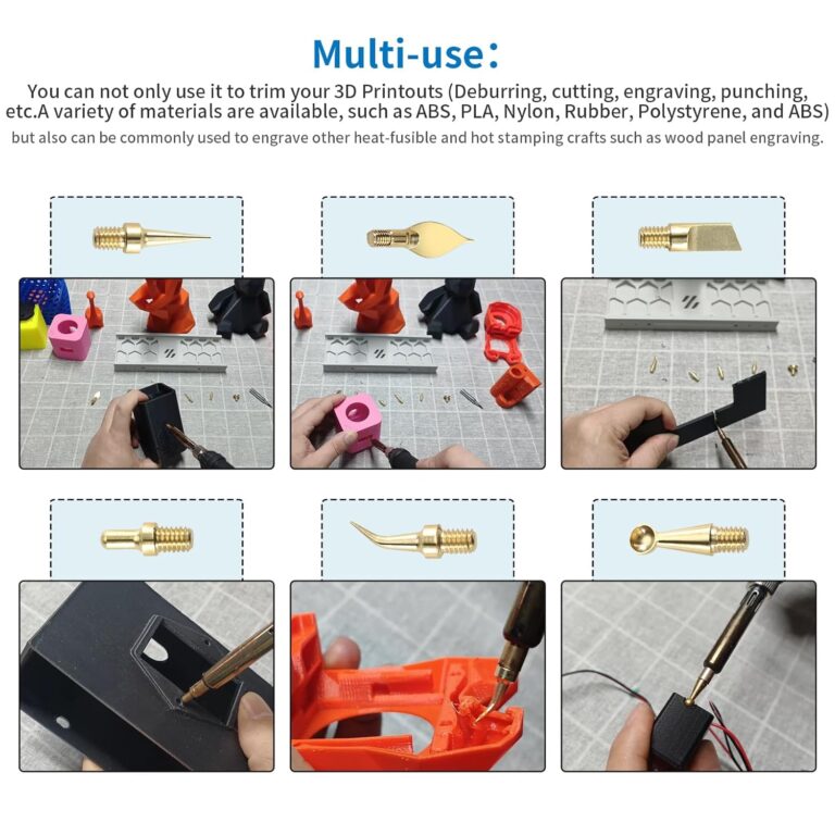 3D Printing Accessories Prints Finished Brass Trimming Head Review